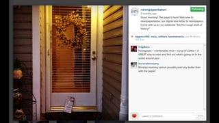 Using Instagram: Newspaper Baton - Beth Grace | PPTX