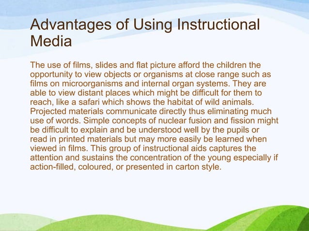 Using instructional media | PPT