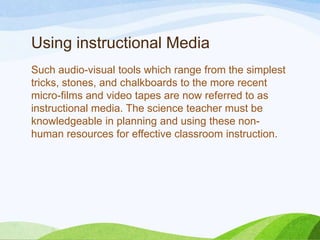 Using instructional media | PPTX