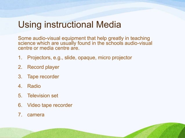 Using instructional media | PPT | Free Download