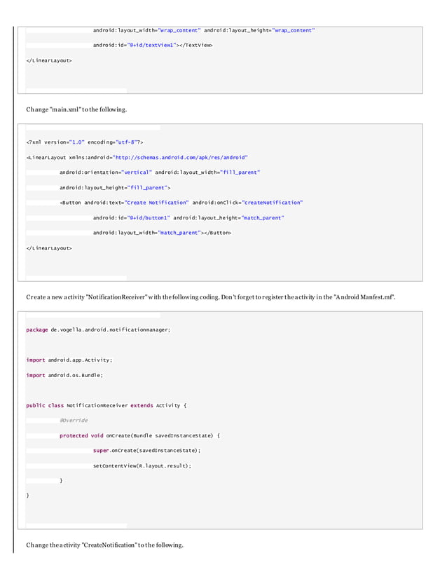 Using intents in android | PDF