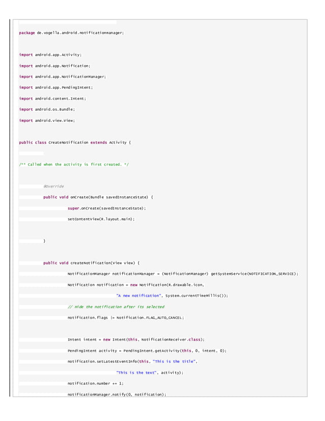 Using intents in android | PDF
