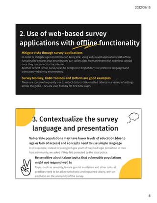 Using Intercept Interviews to Survey Vulnerable Populations | PDF