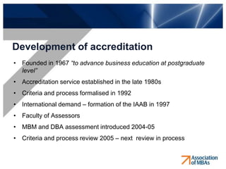 Using international accreditation to improve global positioning | PPTX
