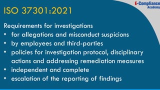 Prof- Hernan Huwyler, MBA CPA ISO 37002 Roadmap | PPT