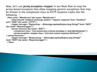 Using jersey exception mapper | PPTX | Internet | Computing