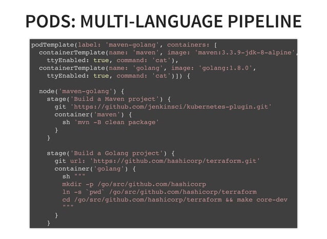 Using Kubernetes For Continuous Integration And Continuous Delivery Java2days Ppt