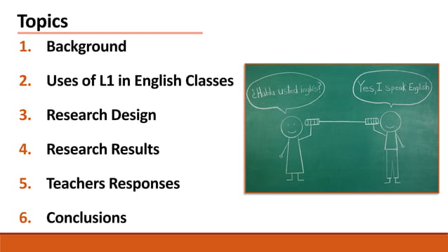 Using L1 in the L2 Classroom | PPTX