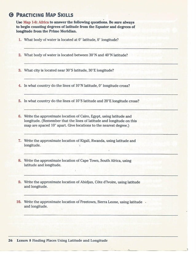 Using lat and long | PDF