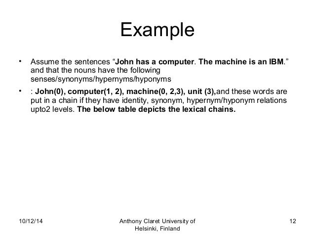 Using Lexical Chains For Text Summarization