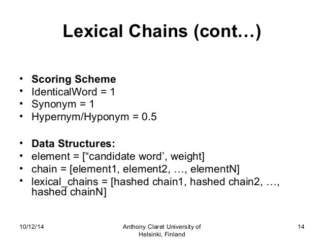 Using lexical chains for text summarization Using lexical chains for text summarization