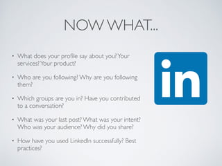 Using LinkedIn 101 | PDF