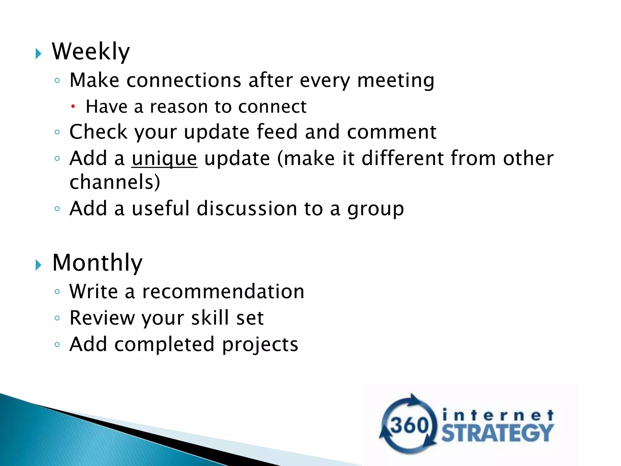 Using LinkedIn | PPTX