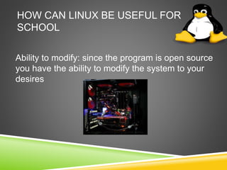 Using linux in schools | PPT