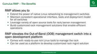 Using linux to manage the entire rack | PPT