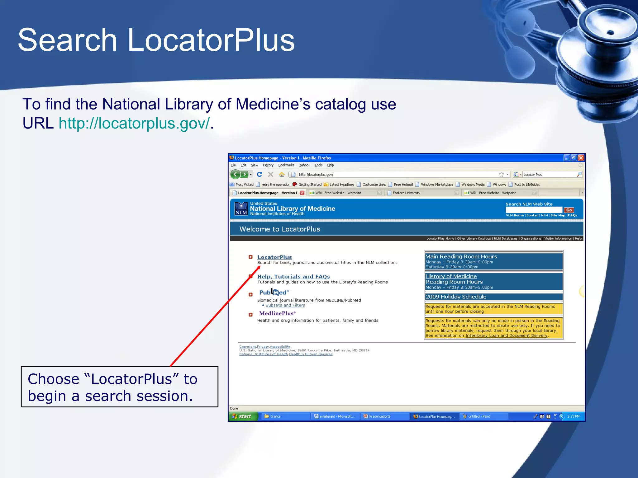 Using Locator Plus With Worldcat | PPT
