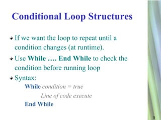 Using loops | PPTX
