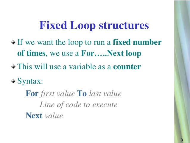 Using loops
