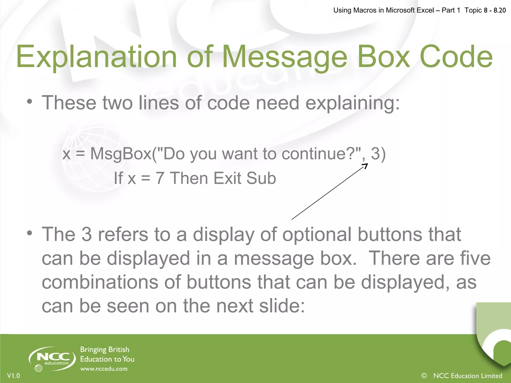Using Macros In Microsoft Excel Part 1 Ppt Computing Technology And Computing