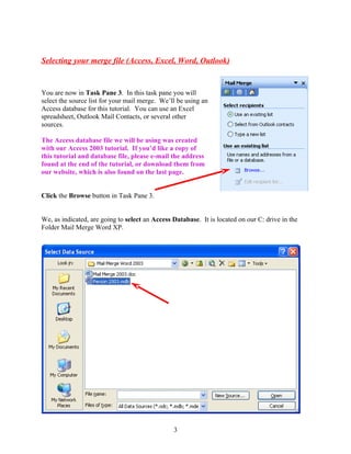 Using Mail Merge | DOC