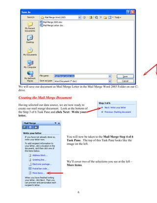 Using Mail Merge | DOC