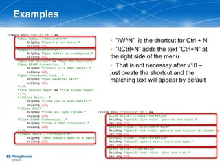 Using MapBasic to modify your user interface | PPTX