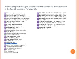 Using MarcEdit for batch cataloging | PPT