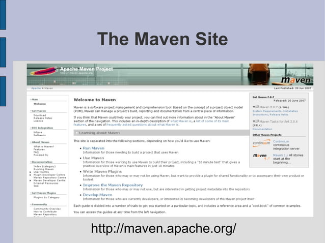 Using Maven2 | PPT