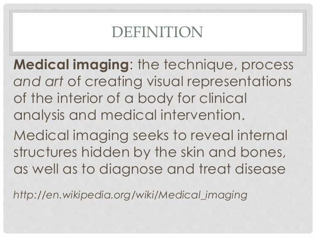 Using medical imaging in your research final