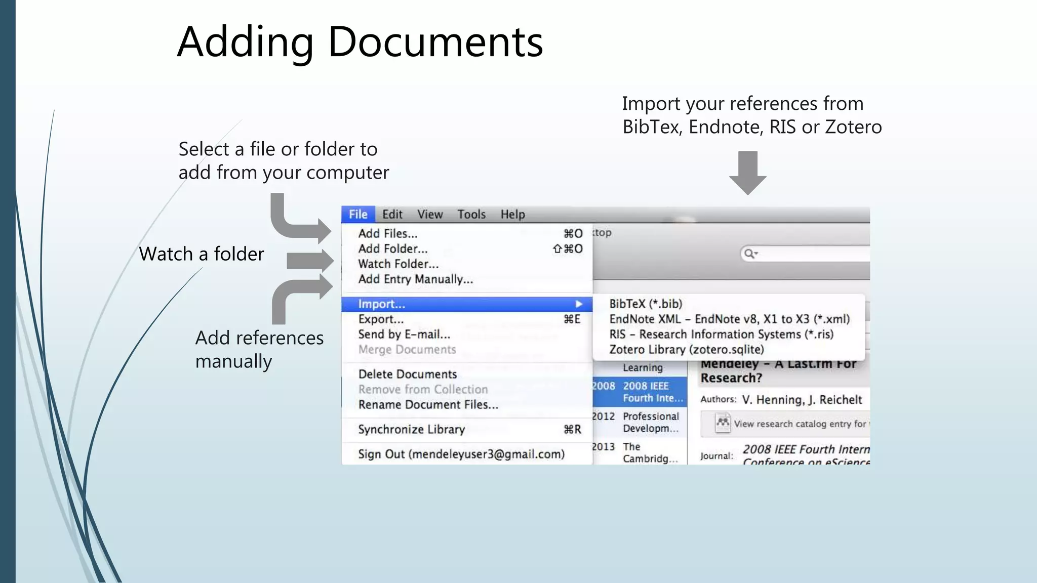 More about mendeley | PPTX