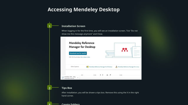 Using Mendeley Desktop with Mendeley Cite | PPTX