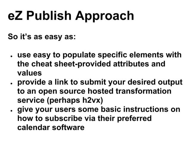 Using microformats with eZ Publish | PDF