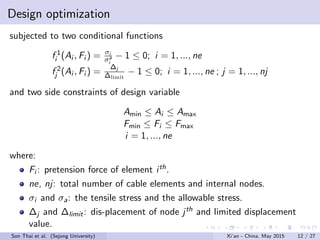 Using micro-genetic algorithm to optimize cable net structures | PPT