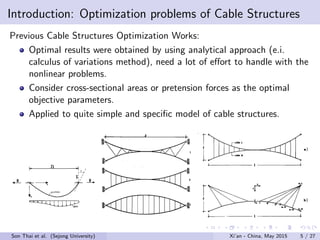 Using micro-genetic algorithm to optimize cable net structures | PPT