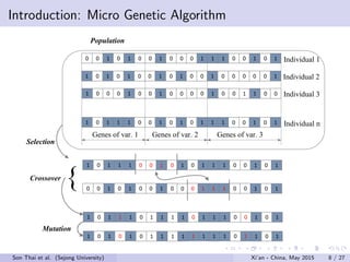 Using micro-genetic algorithm to optimize cable net structures | PPT
