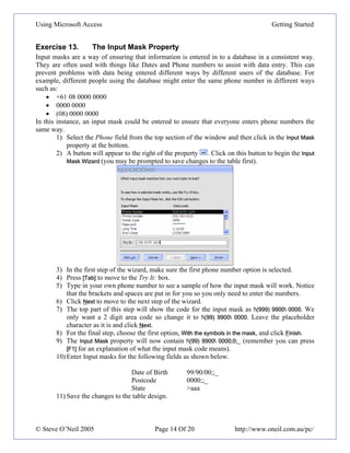 Using microsoftaccess1 gettingstarted | PDF