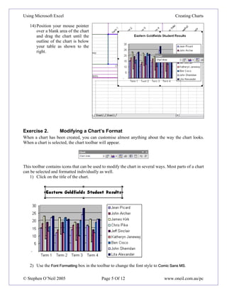 Using Microsoft Excel4 Charts | PDF