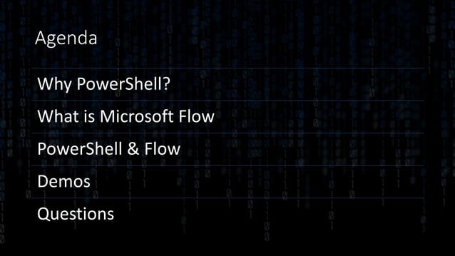Using Microsoft Flow for IT Professionals | PPT