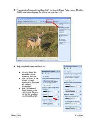Using microsoft office 2010 image editor | PDF | Photo Editing Software ...