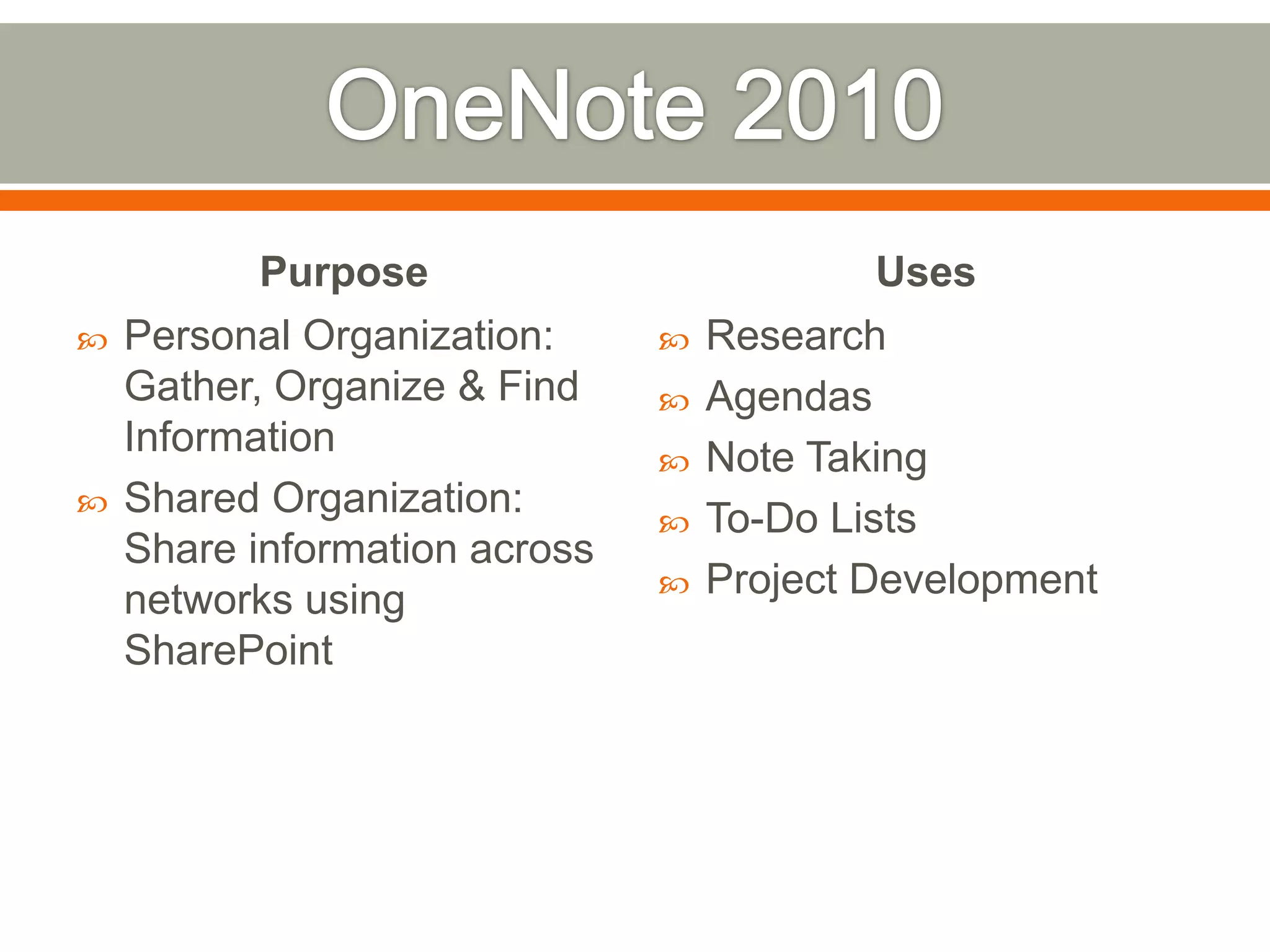 Using Microsoft Publisher & OneNote | PPT