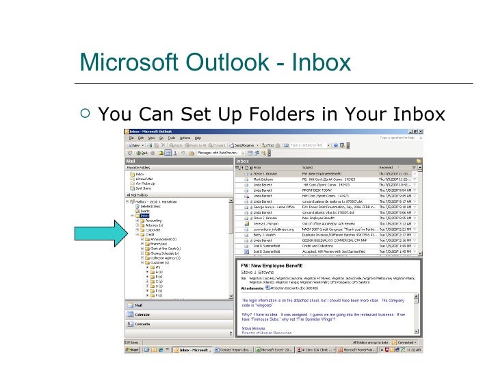 Using Microsoft Outlook