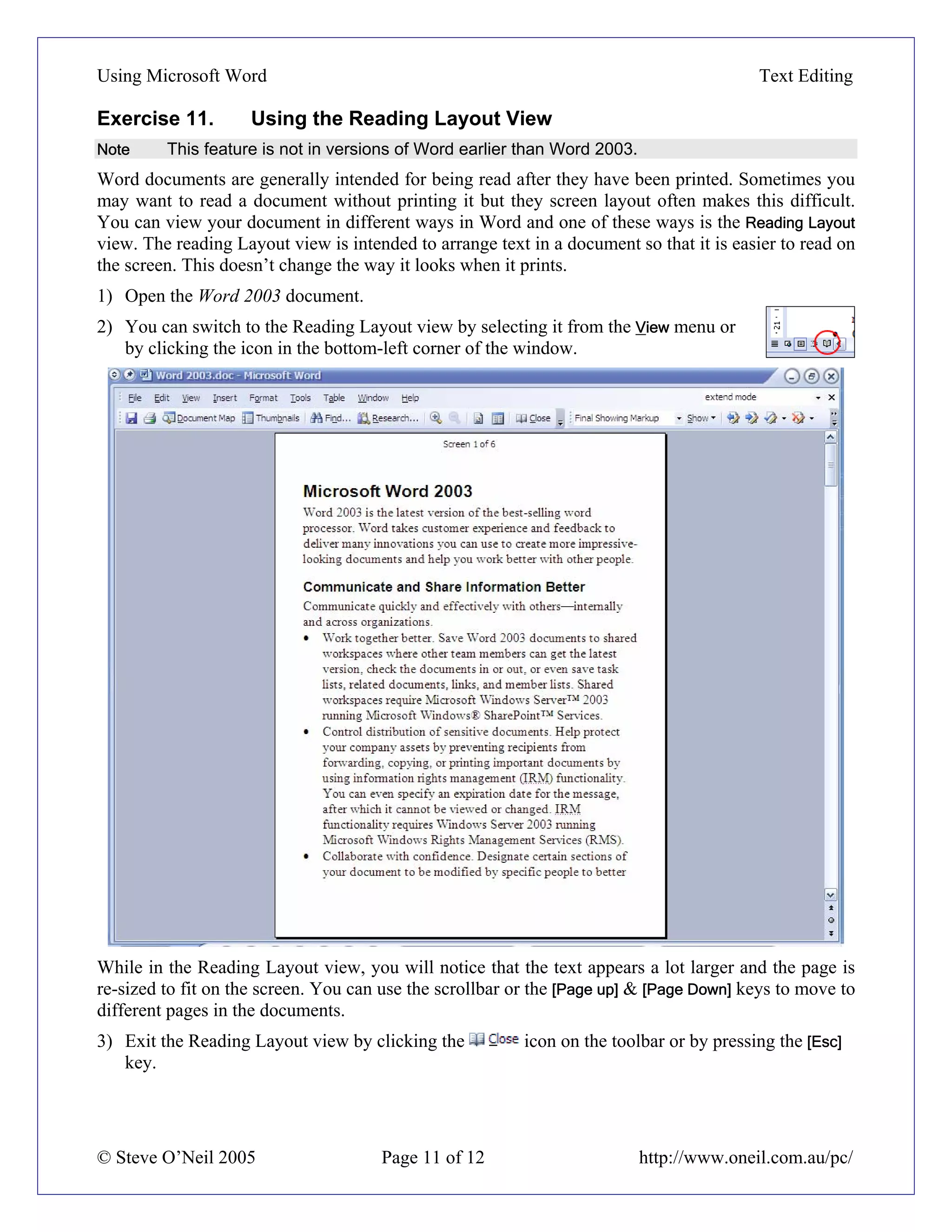Using microsoftword3 textediting | PDF