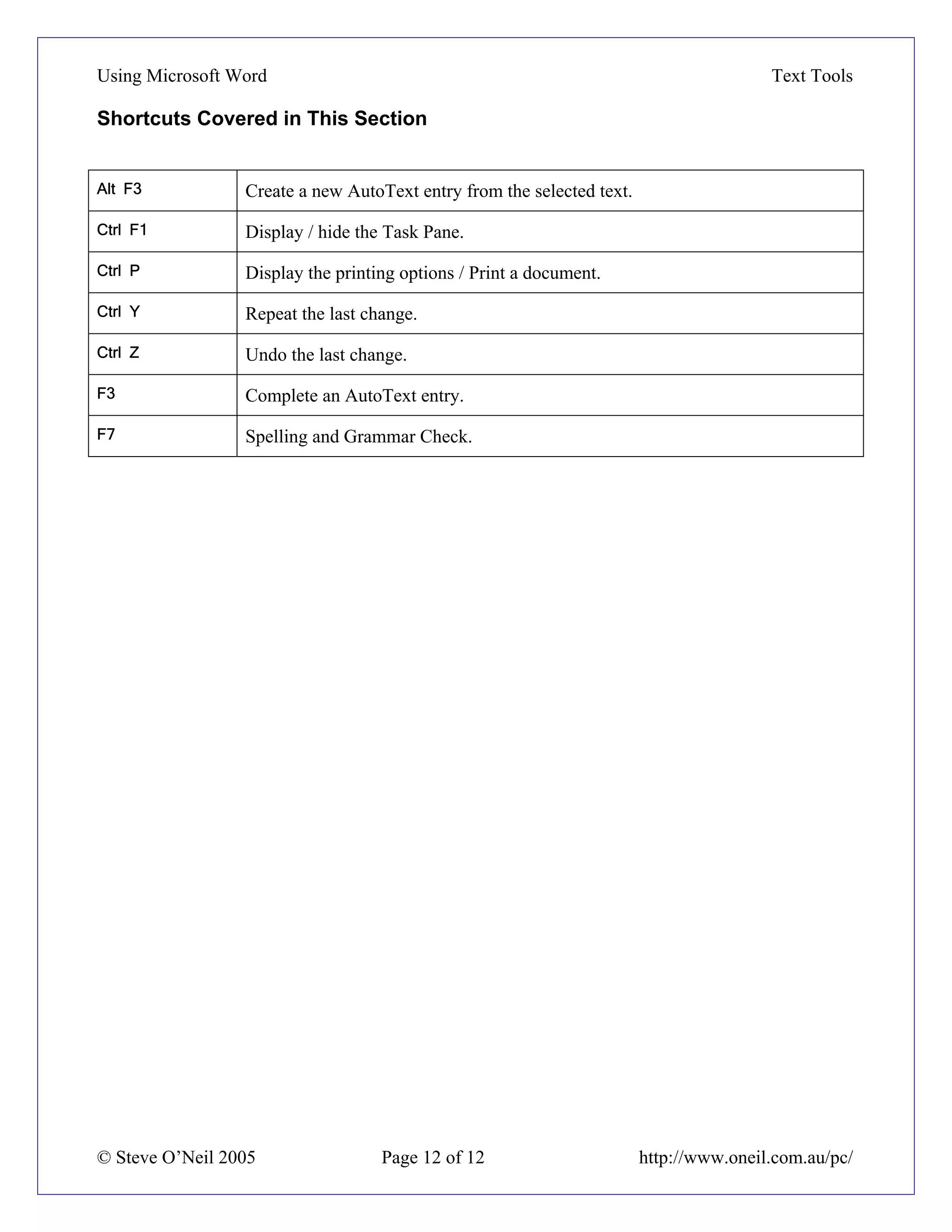 Using microsoftword4 texttools | PDF