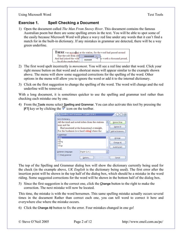 Using microsoftword4 texttools | PDF