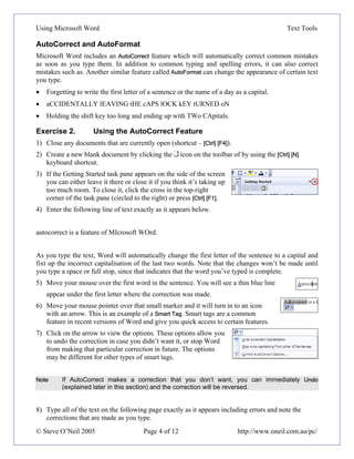Using microsoftword4 texttools | PDF