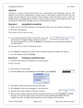 Using microsoftword4 texttools | PDF