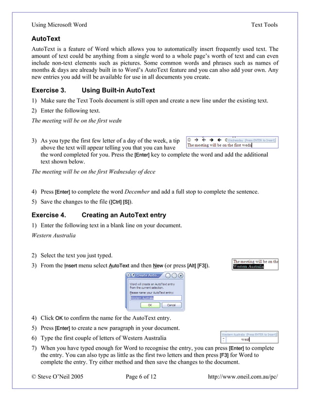 Using microsoftword4 texttools | PDF