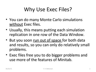Using minitab exec files | PPT | Science