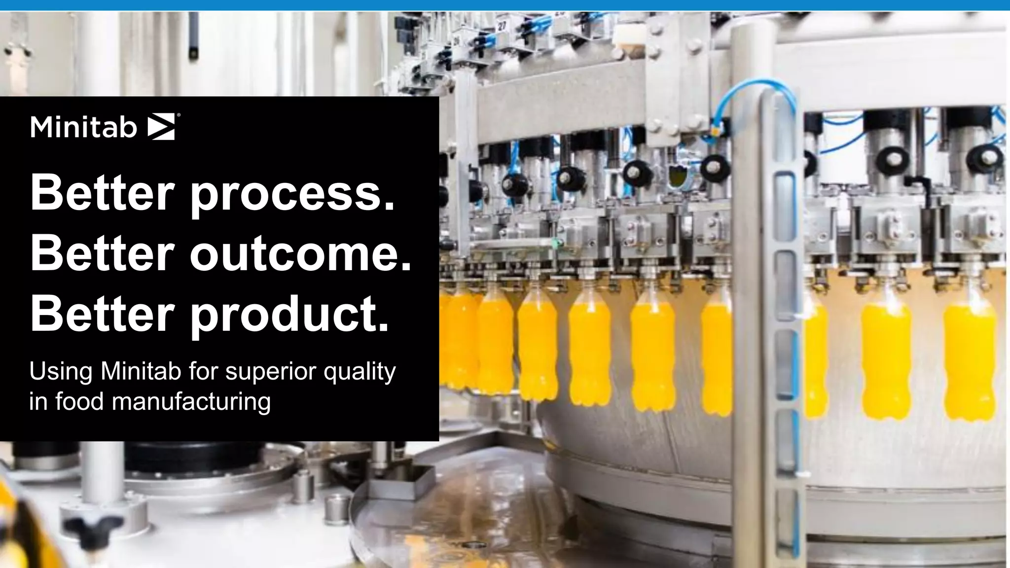 Using minitab for Superior Quality in Food Manufacturing | PDF