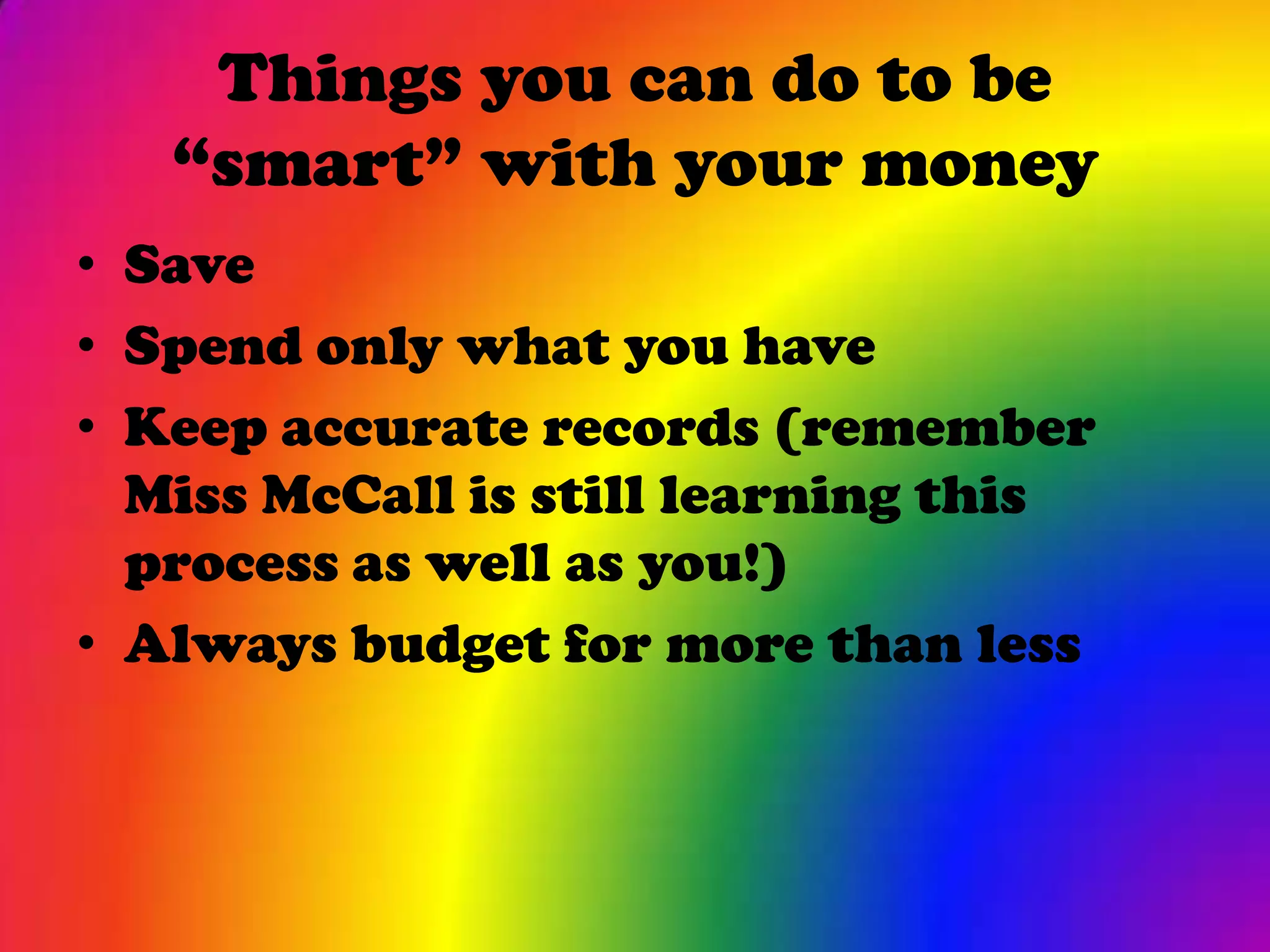 Using money wisely | PPTX